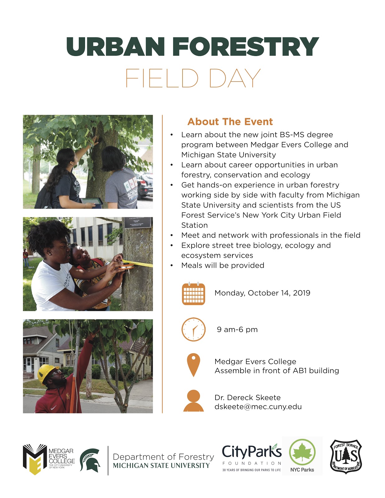 Urban Forestry Field Day - NYC Science Research Mentoring Consortium